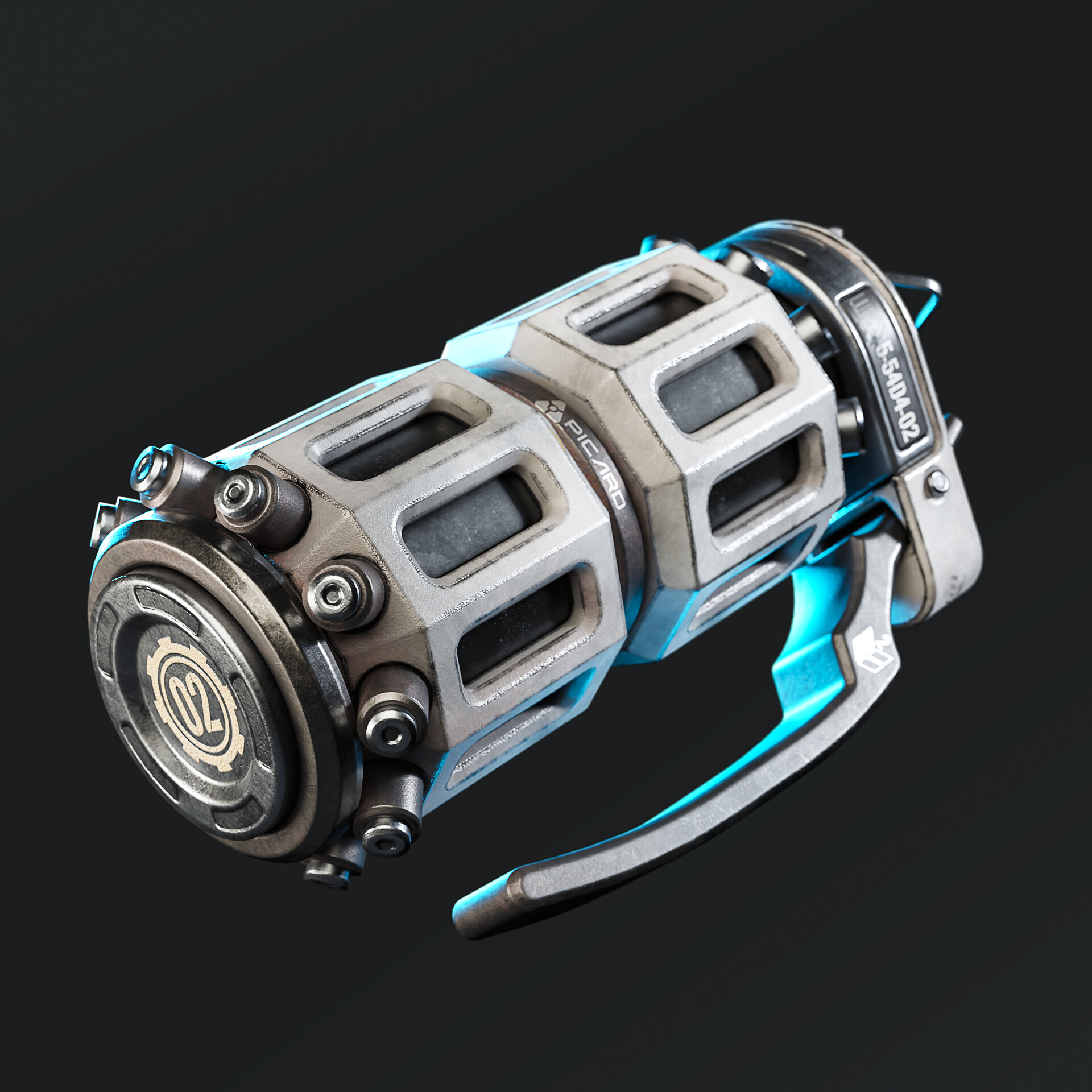 ArtStation - Game-ready sci-fi grenades