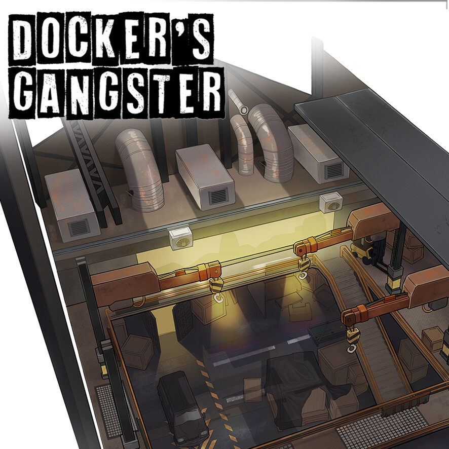 ArtStation - Docker's gangster hideout