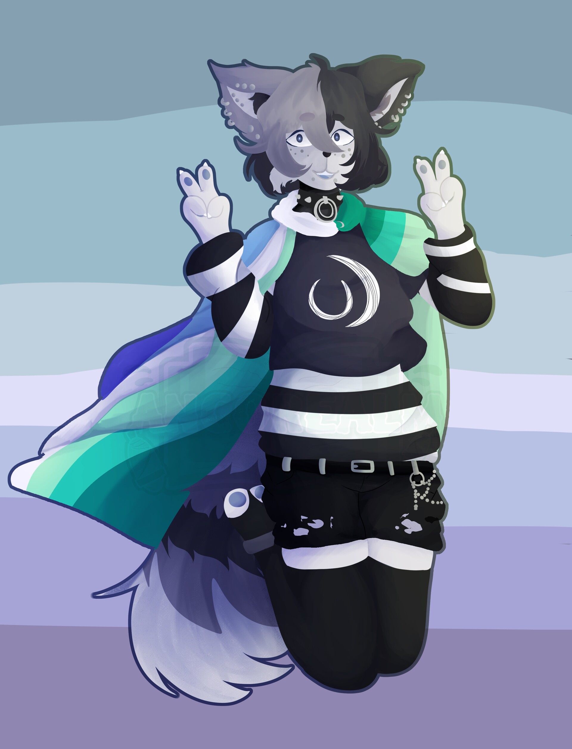 ArtStation - Sketch to finished: Pride 2022