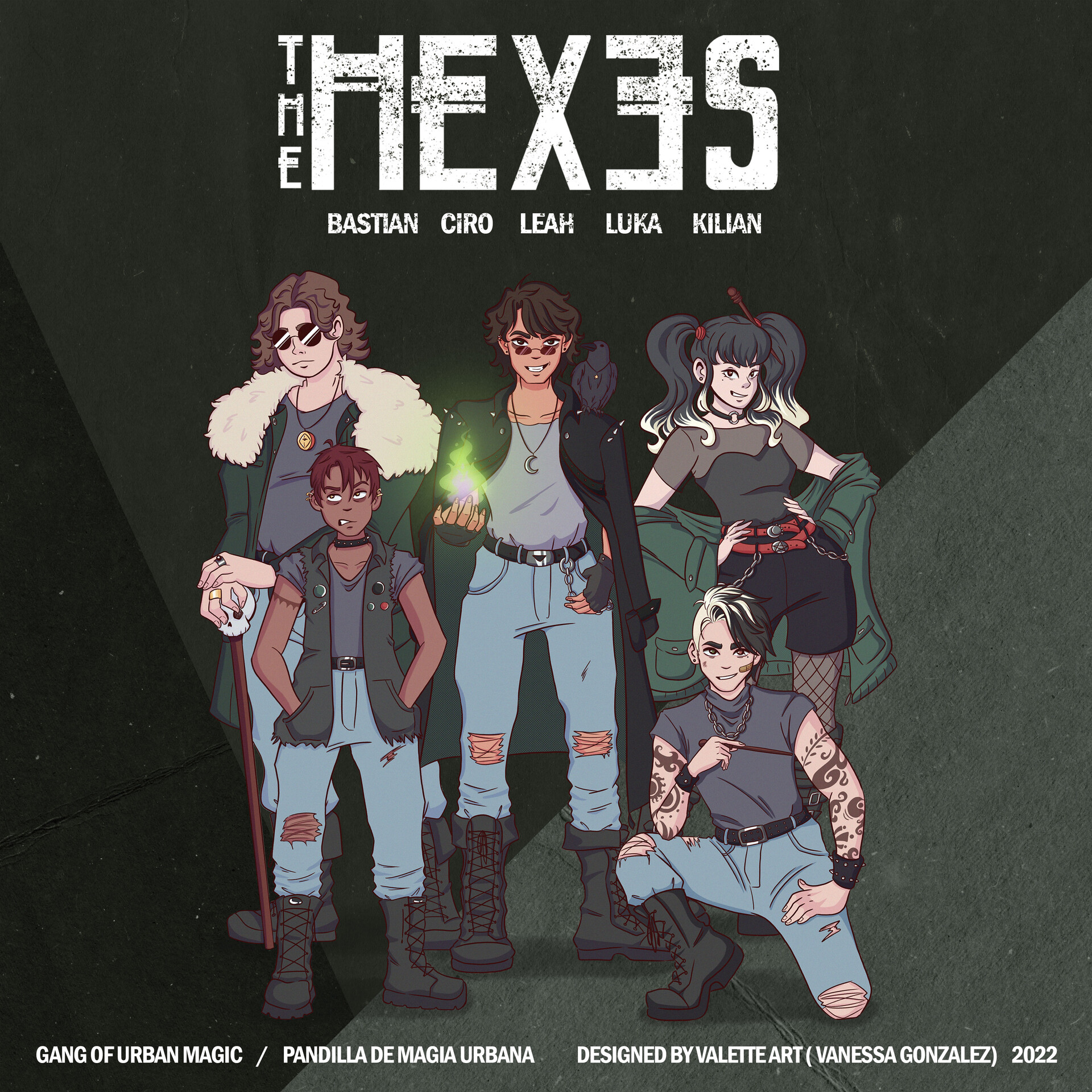 ArtStation - The Hexes - Outcast Wizard Crew