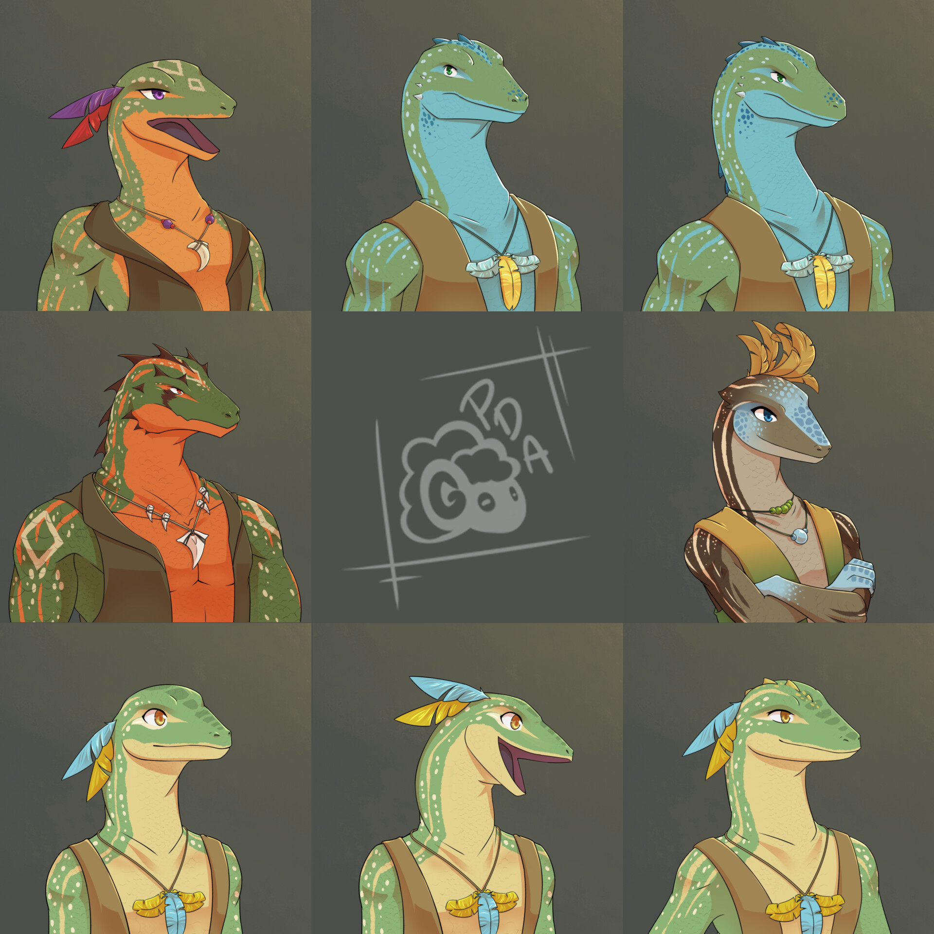 ArtStation - Lizard Sprites