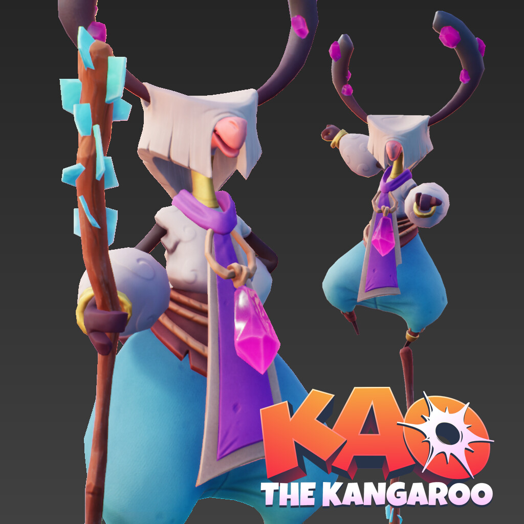 ArtStation - The Oldest One textures for Kao the Kangaroo
