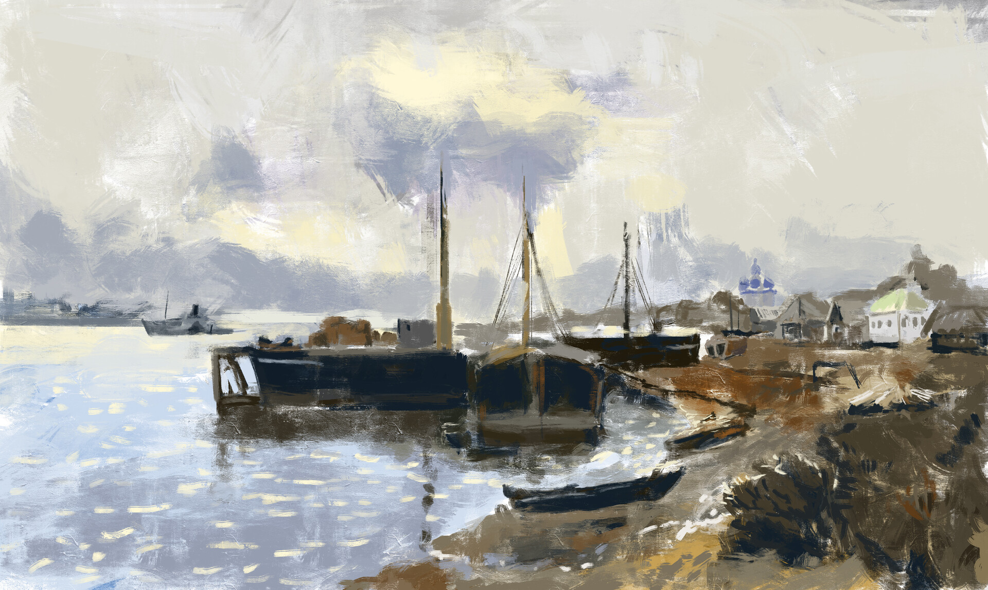 ArtStation - Levitan sketches/studies