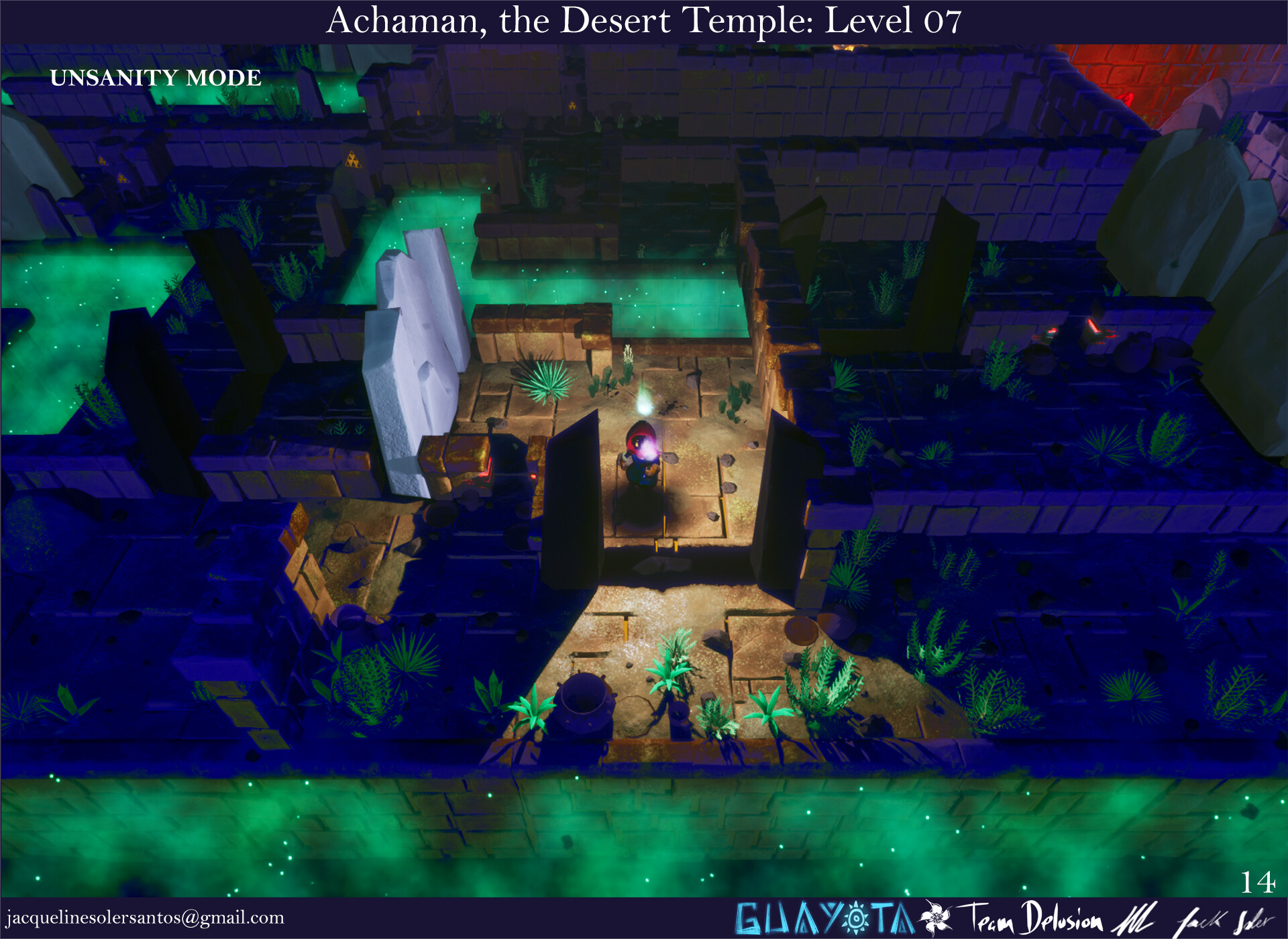 ArtStation - Achaman, the Desert Temple: Level 07