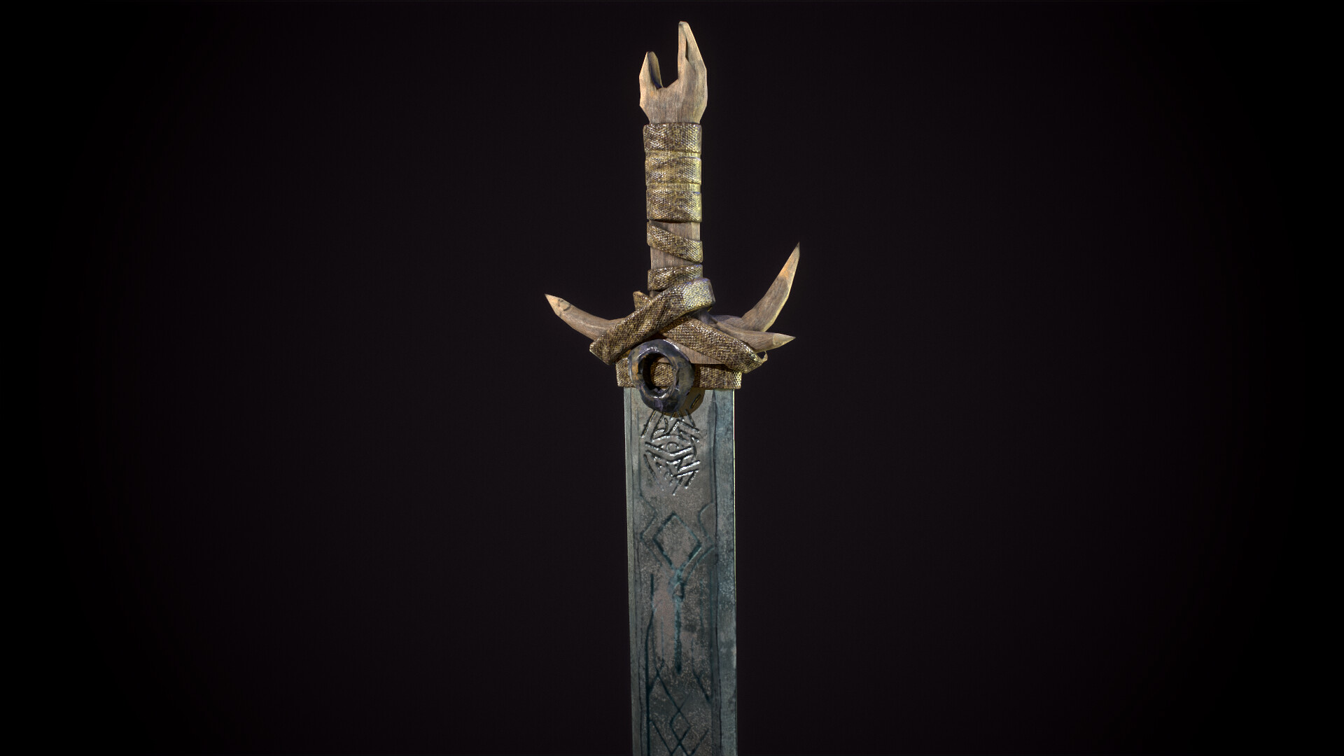 ArtStation - Fantasy medieval style sword - orc race - concept art by ...