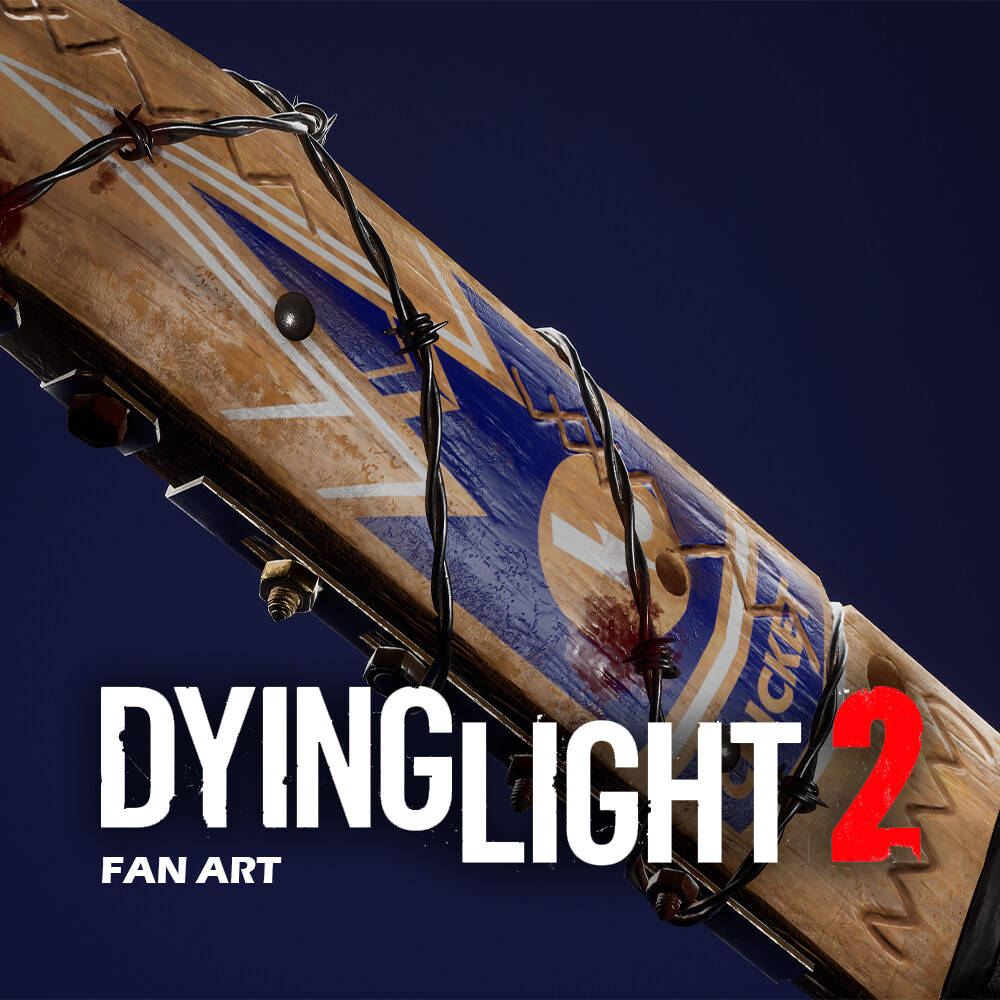 ArtStation - Dying Light 2 - Cricket bat (Fan Art)