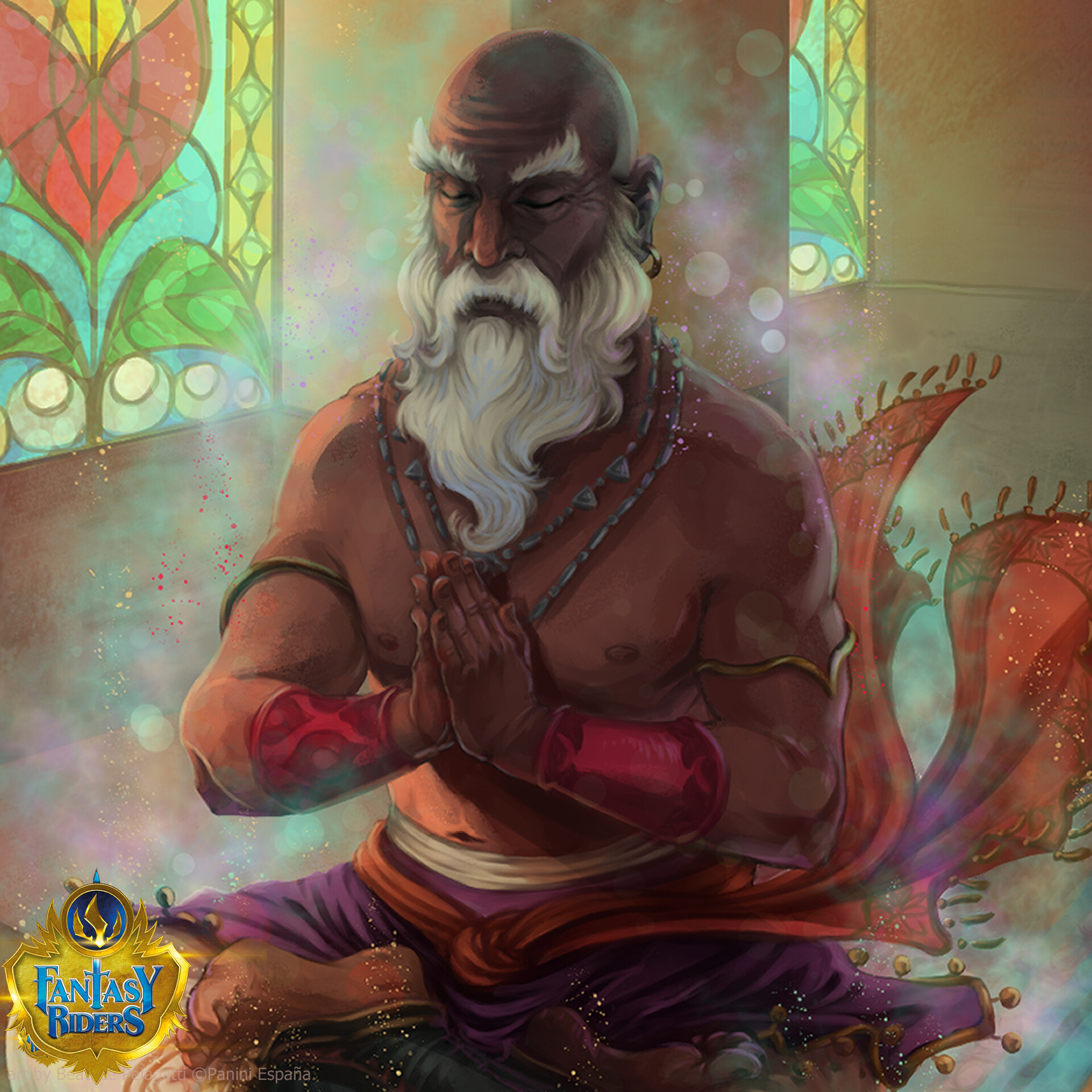 ArtStation - Old Dervish - Fantasy Rider 3 - Panini TCG