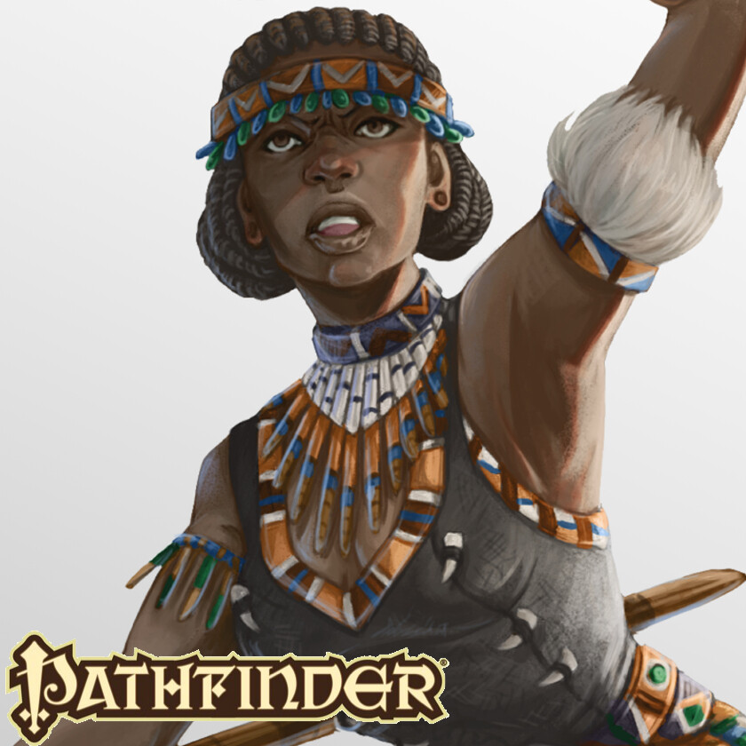 ArtStation - Shielded Staff - Pathfinder Illustration