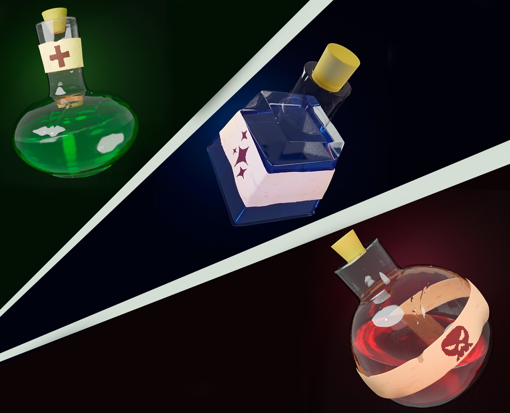 ArtStation - ~ Potions