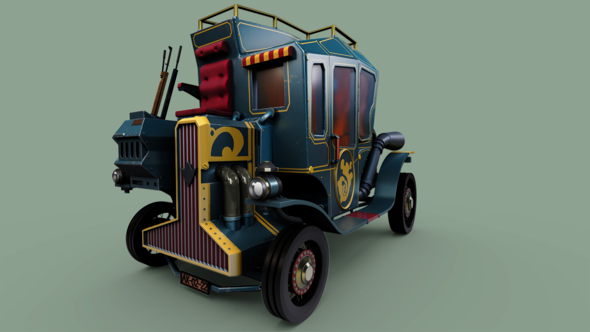 ArtStation - BenG's Car By Adi Koriat