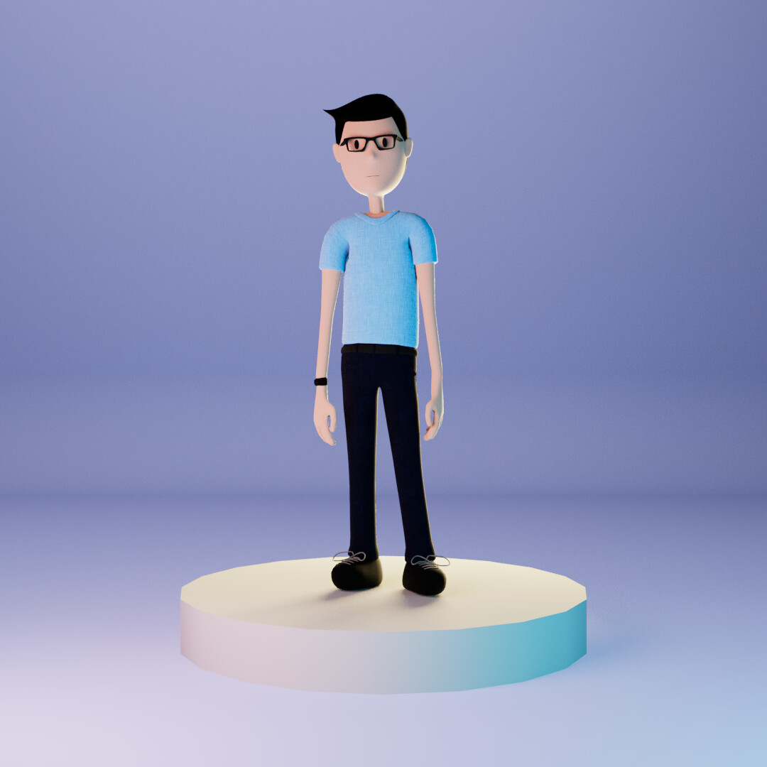 ArtStation - Mini-Me Cartoon 3D model