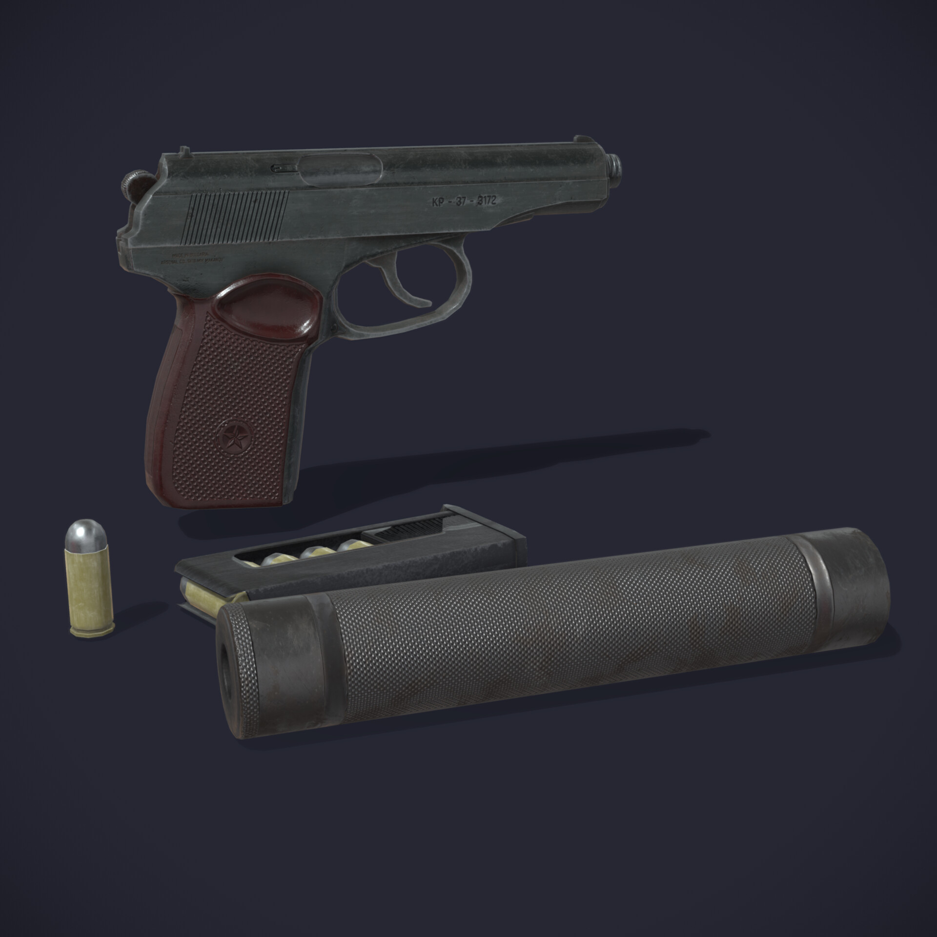 ArtStation - Makarov Handgun