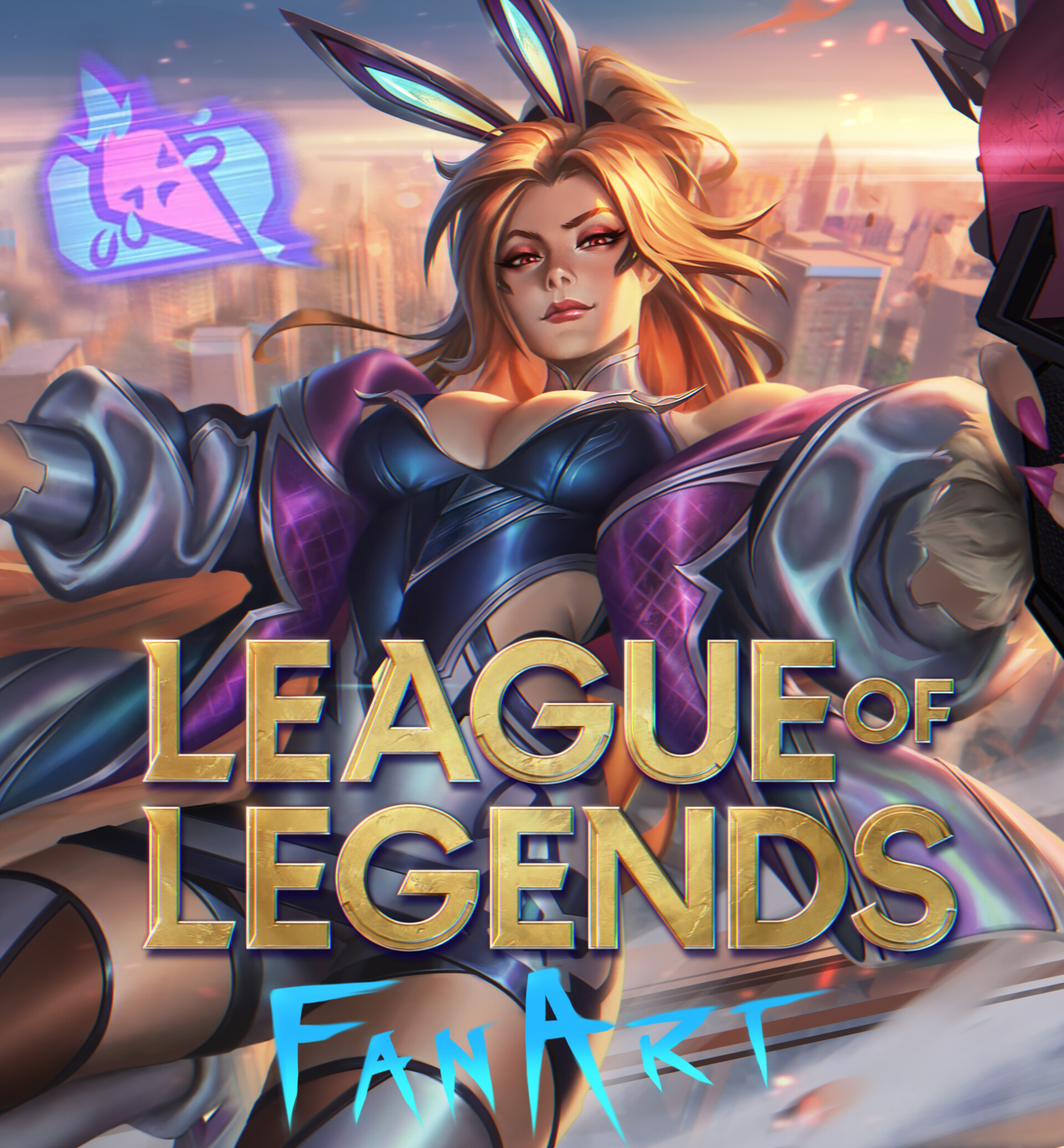 ArtStation - Battle Bunny Miss Fortune Fanart