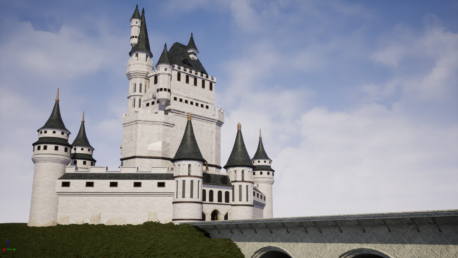 ArtStation - Medieval Castle Project—Procedural Grass