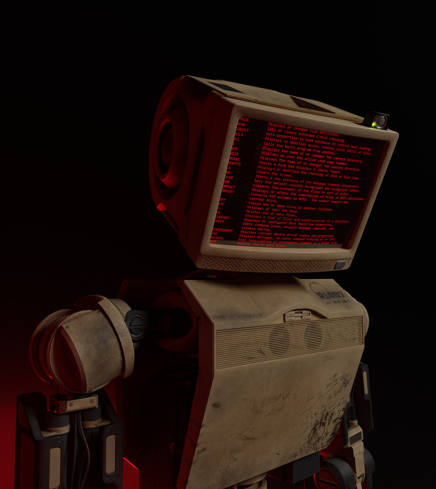 ArtStation - Old PC Robot