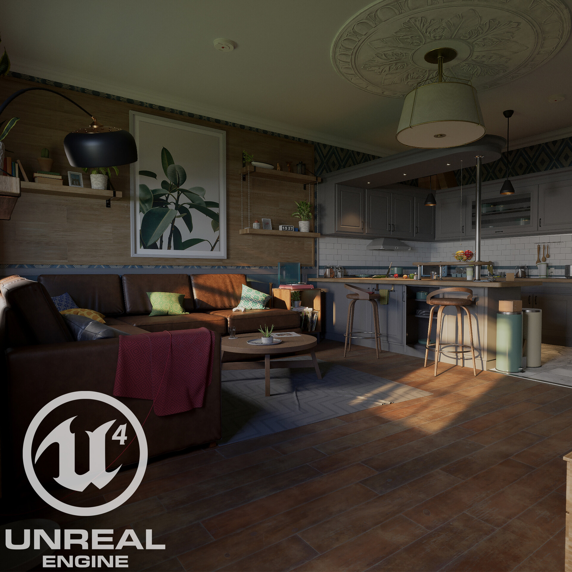 ArtStation - Small Apartment - UE 4.27 Path Tracing