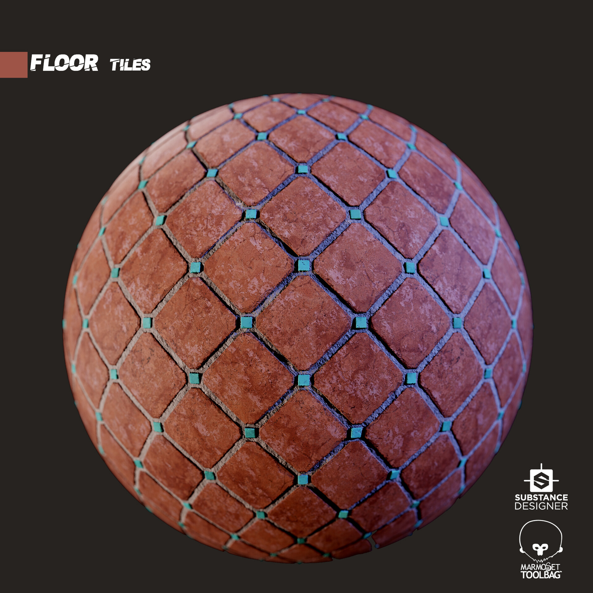 ArtStation - Floor Tile material
