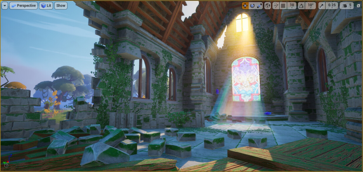 ArtStation - The lost cathedral - GAM704