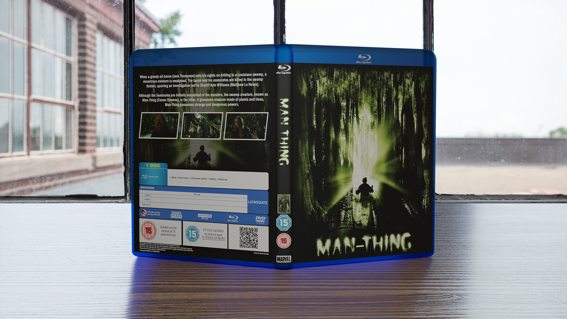 ArtStation - Man-Thing Custom Blu-ray Cover