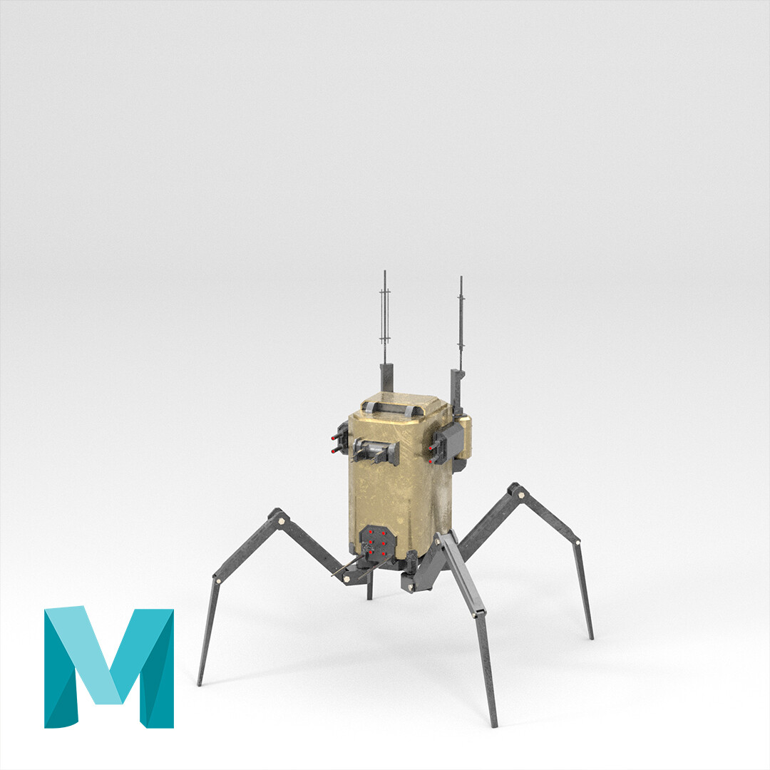 ArtStation - Spider Bot Animation
