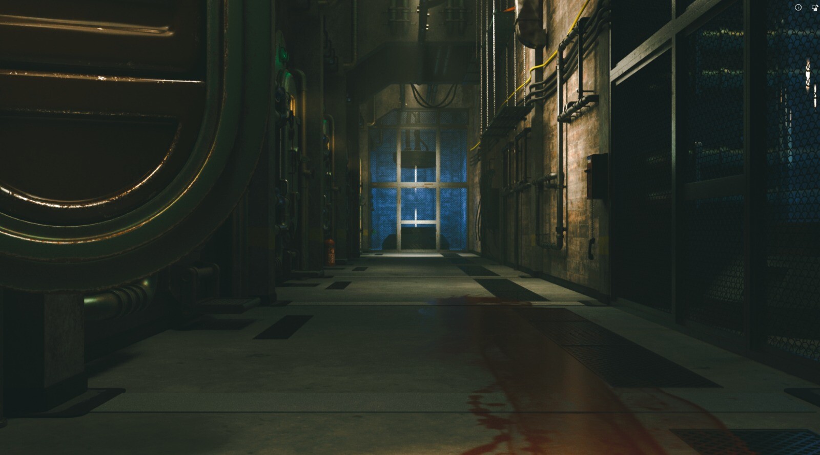 ArtStation - The Corridor / sci-fi horror