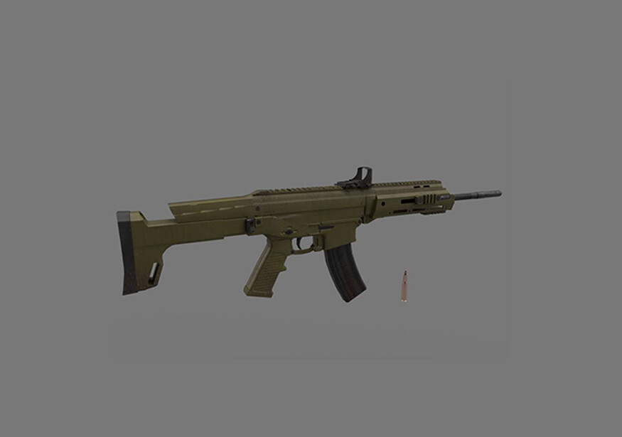 ArtStation - Bushmaster ACR Assault Rifle Model (2021 Project)