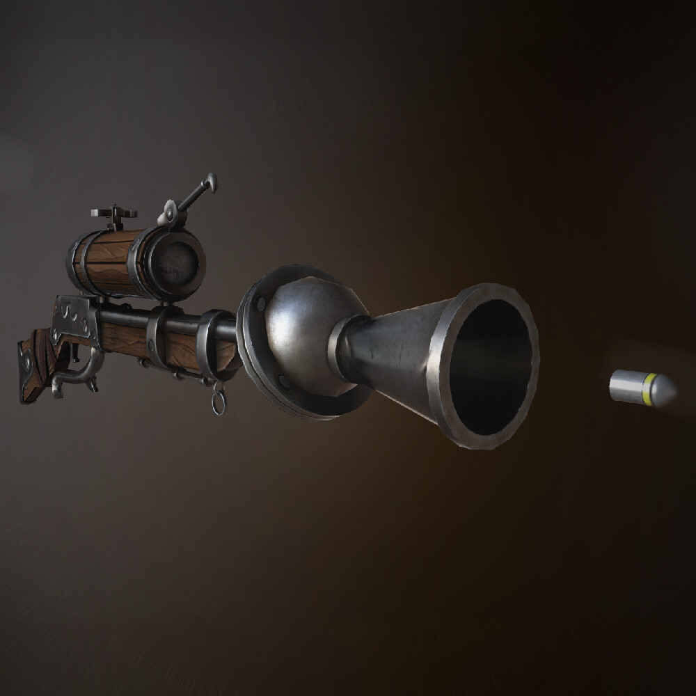 ArtStation - 3D Stylized Weapon