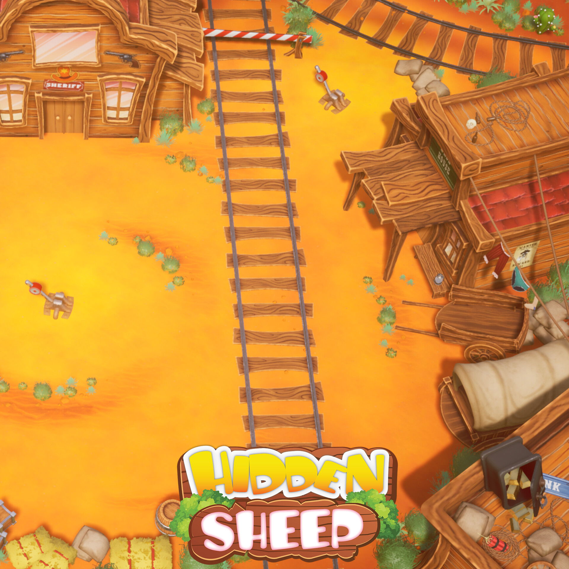 ArtStation - HIDDEN SHEEP - Western Map