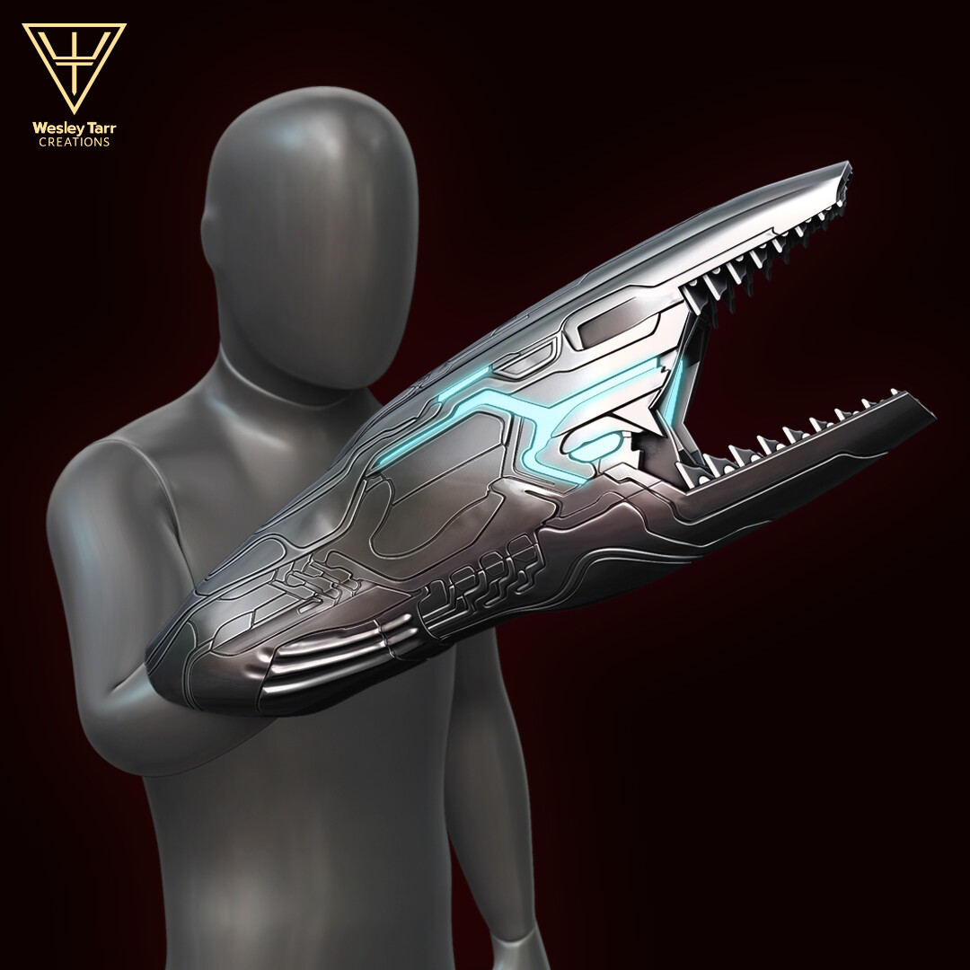 ArtStation - Commission: 3D Prints of Iron Man's Mk85 Heavy Laser Arm ...