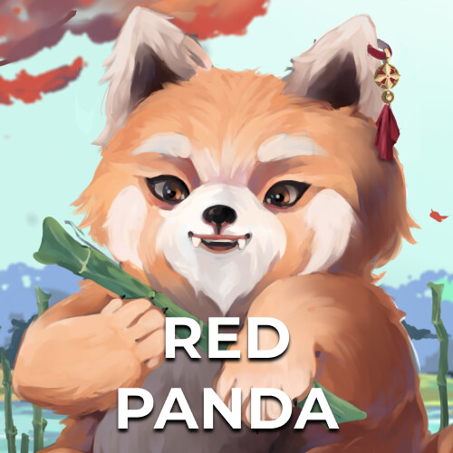 ArtStation - Red panda
