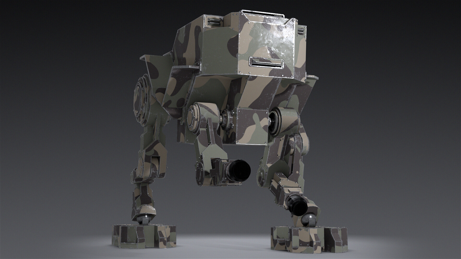 ArtStation - Mech 06 - Raptor