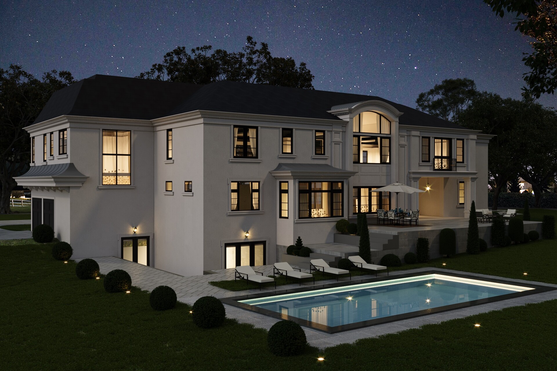 ArtStation - Luxury Mansion in USA | DEER Design