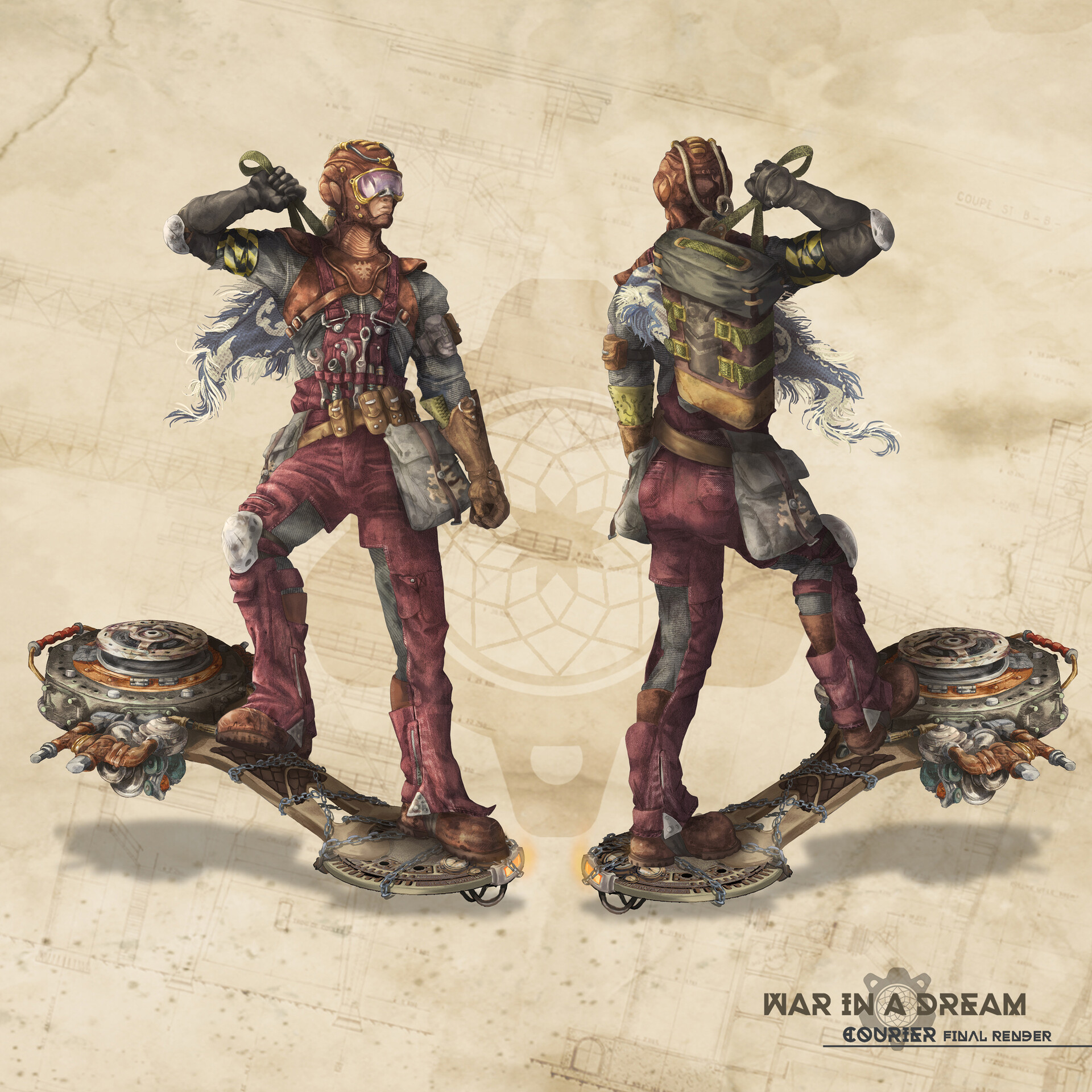 ArtStation - Courier Concept Art