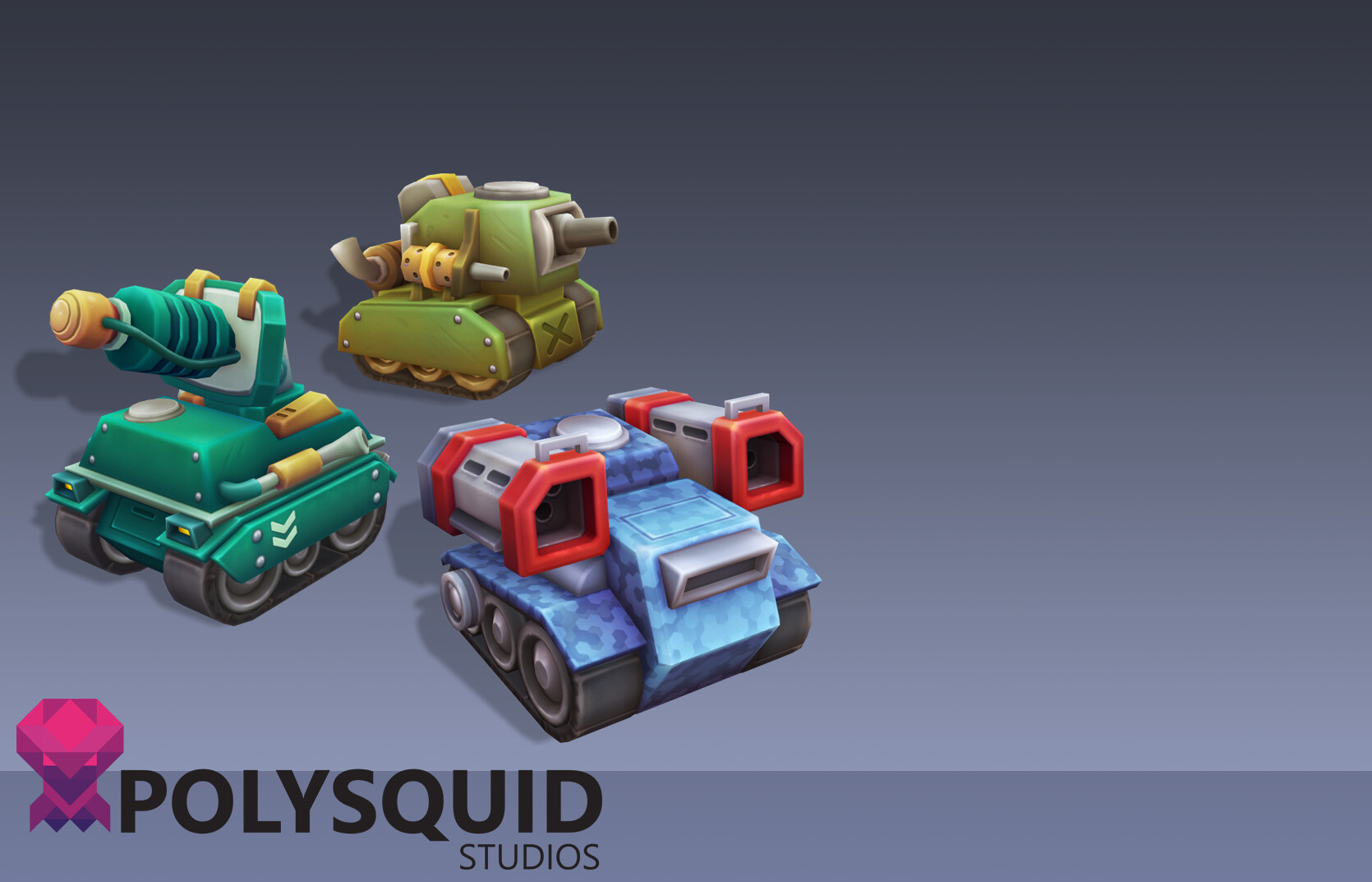 ArtStation - Cartoon Tanks