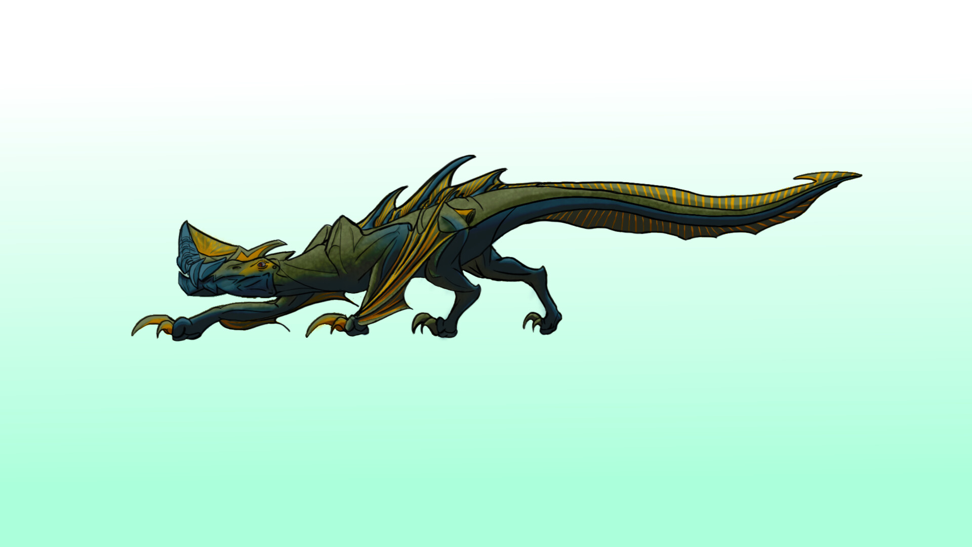 ArtStation - Sotenemos,Swamp Ambush Wyvern