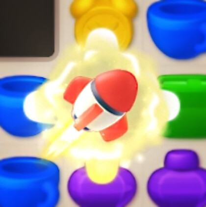 ArtStation - Rocket animation and VFX match-3 puzzle game