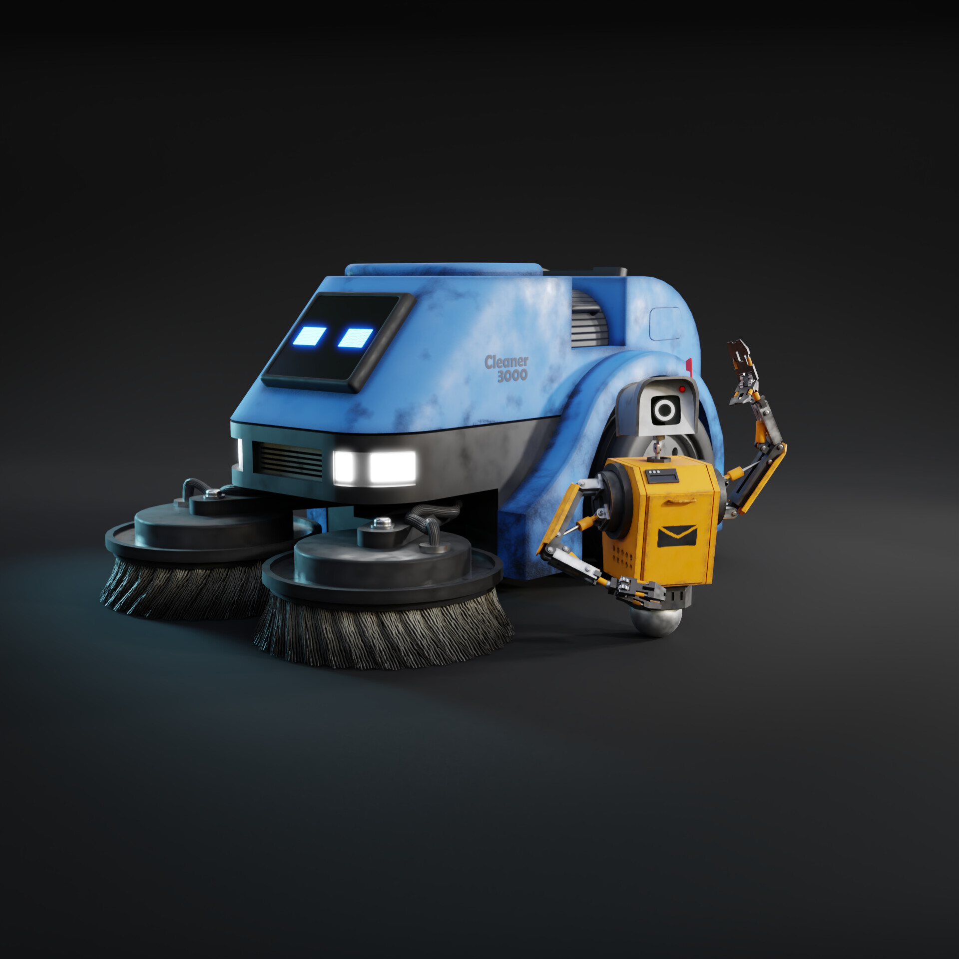 ArtStation - Postbot and Sweeper - Animation