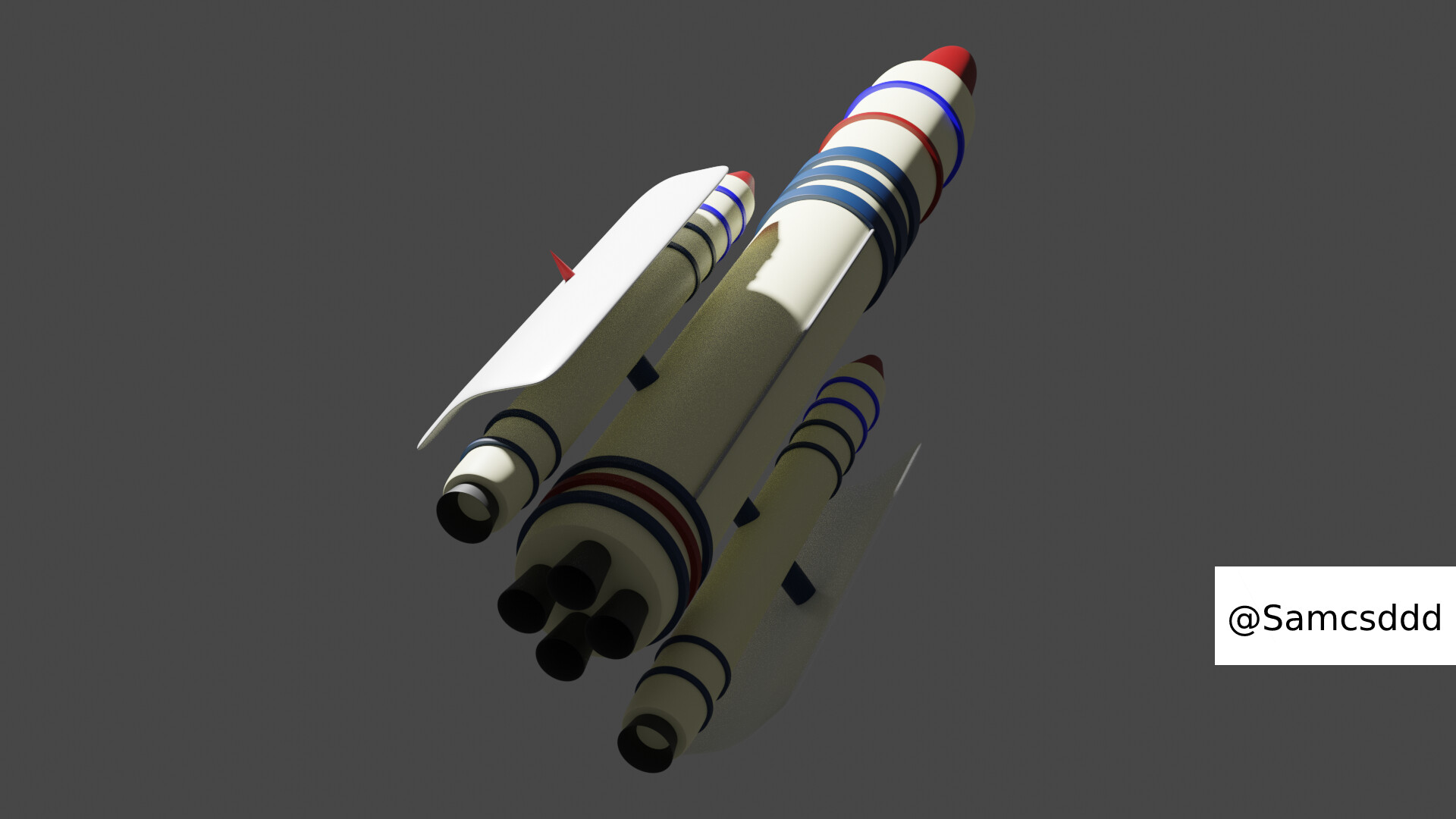 ArtStation - C.A.S.R Captain America Space Rocket