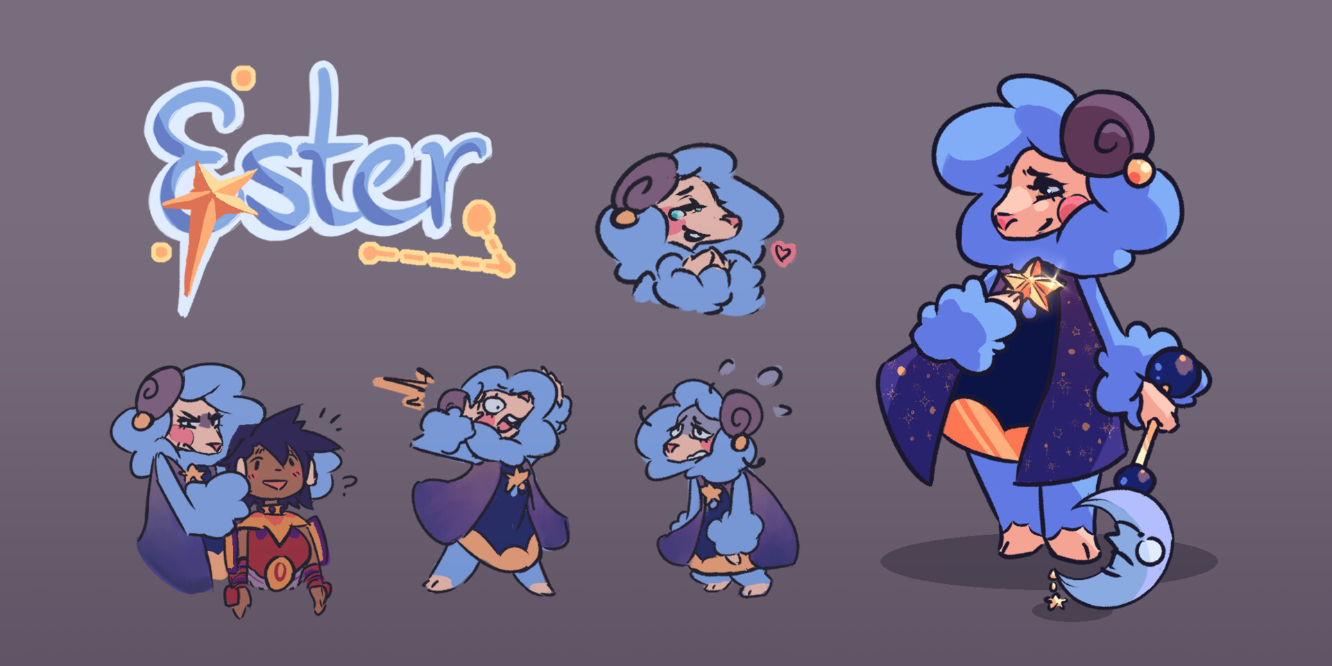 ArtStation - Cartoonifying Ester -- A Character Reimagining Project