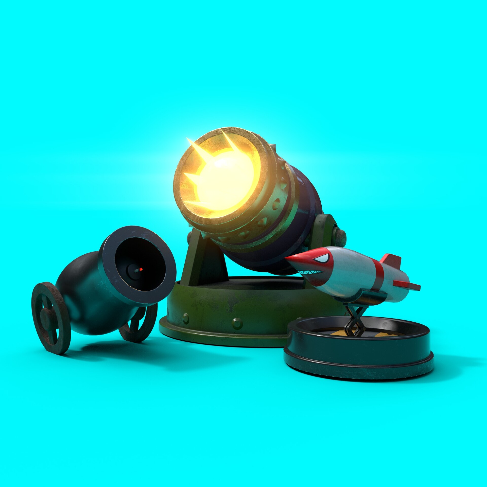 ArtStation - BTD6 Bomb Shooter and Upgrades