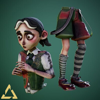 ArtStation - Game Project: Split Apart - Character