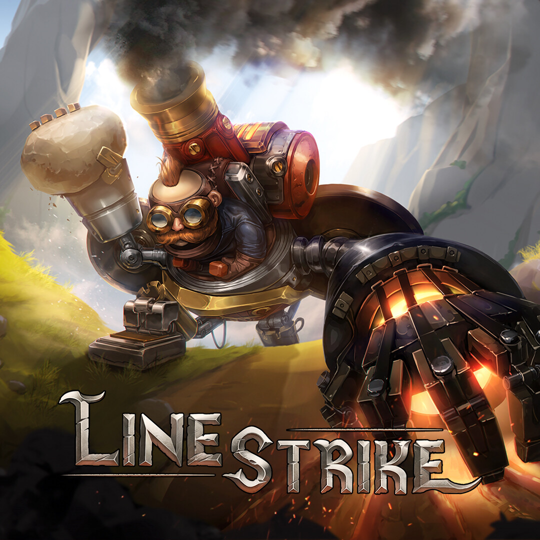 ArtStation - Bern - Line Strike splash art