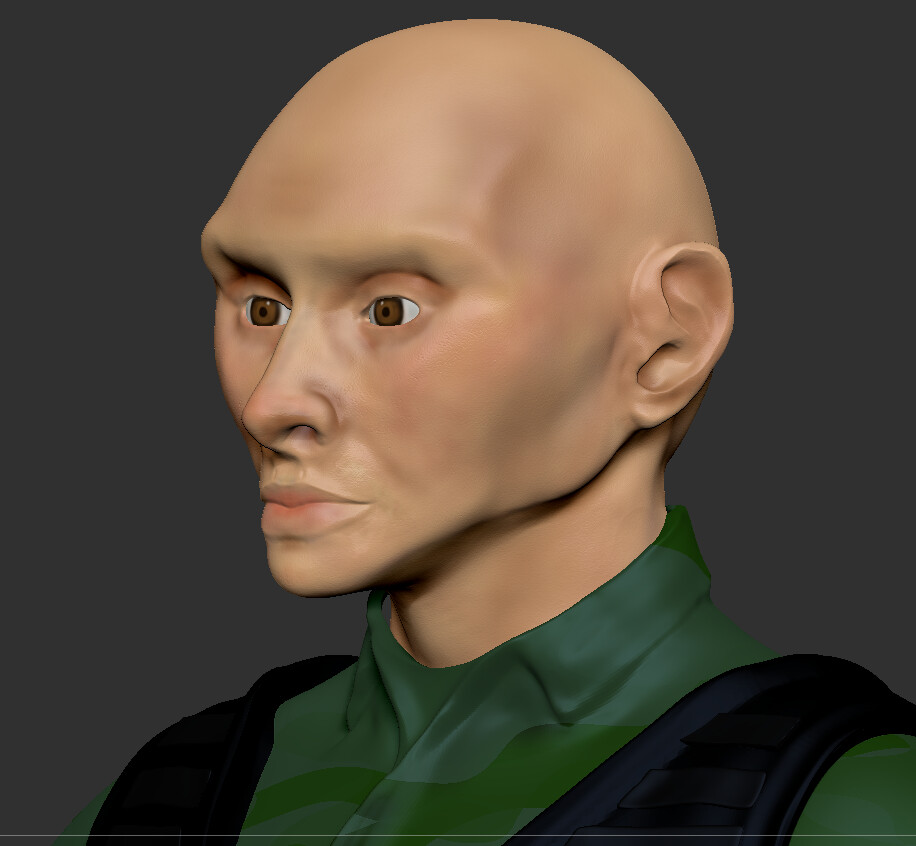 ArtStation - IN PROGRESS- Army soldier 3D character model