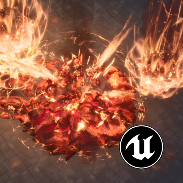 ArtStation - Fire Storm Skills - Unreal Engine