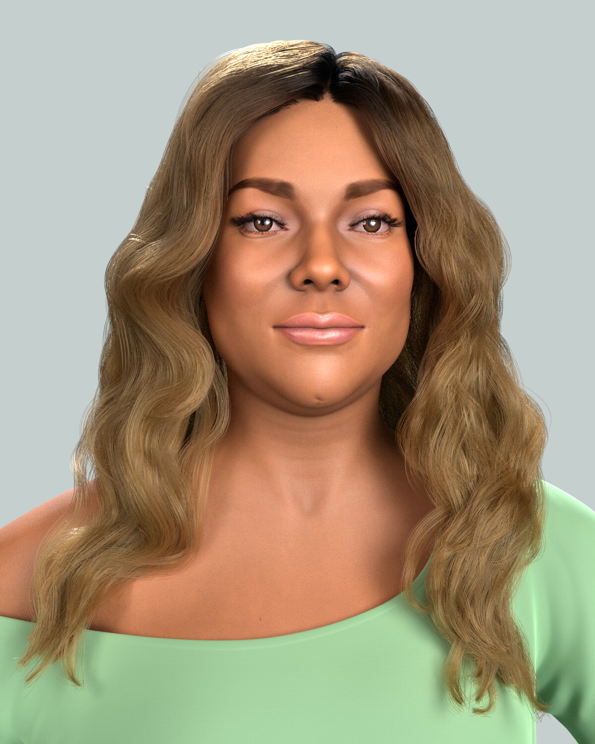 ArtStation - Realistic 3D Female Character in Blender