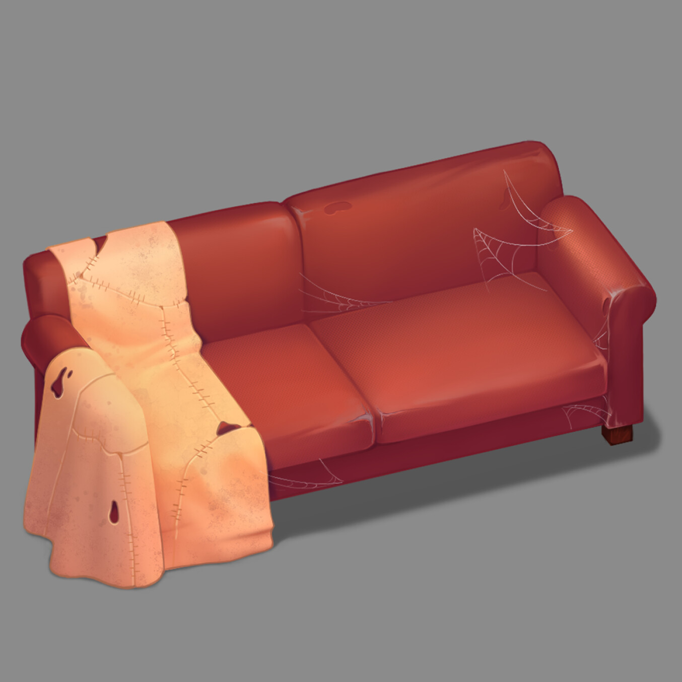ArtStation - Isometric sofa