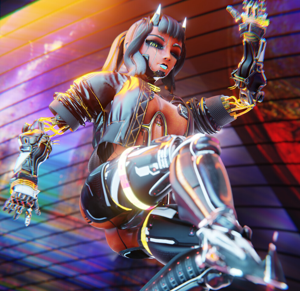 ArtStation - ¦¦¦ CYBER DEMON