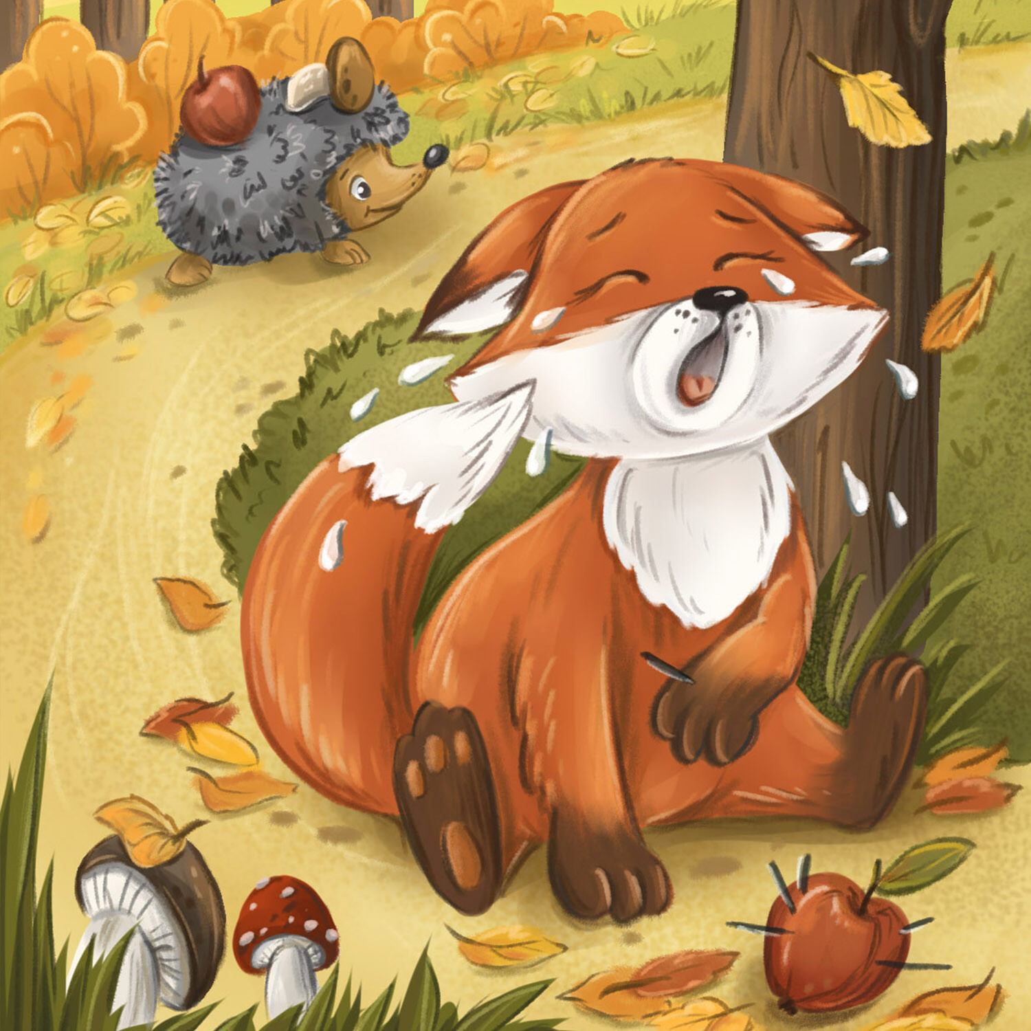 ArtStation - Fox crying