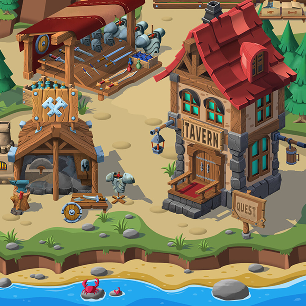 ArtStation - mobile game assets