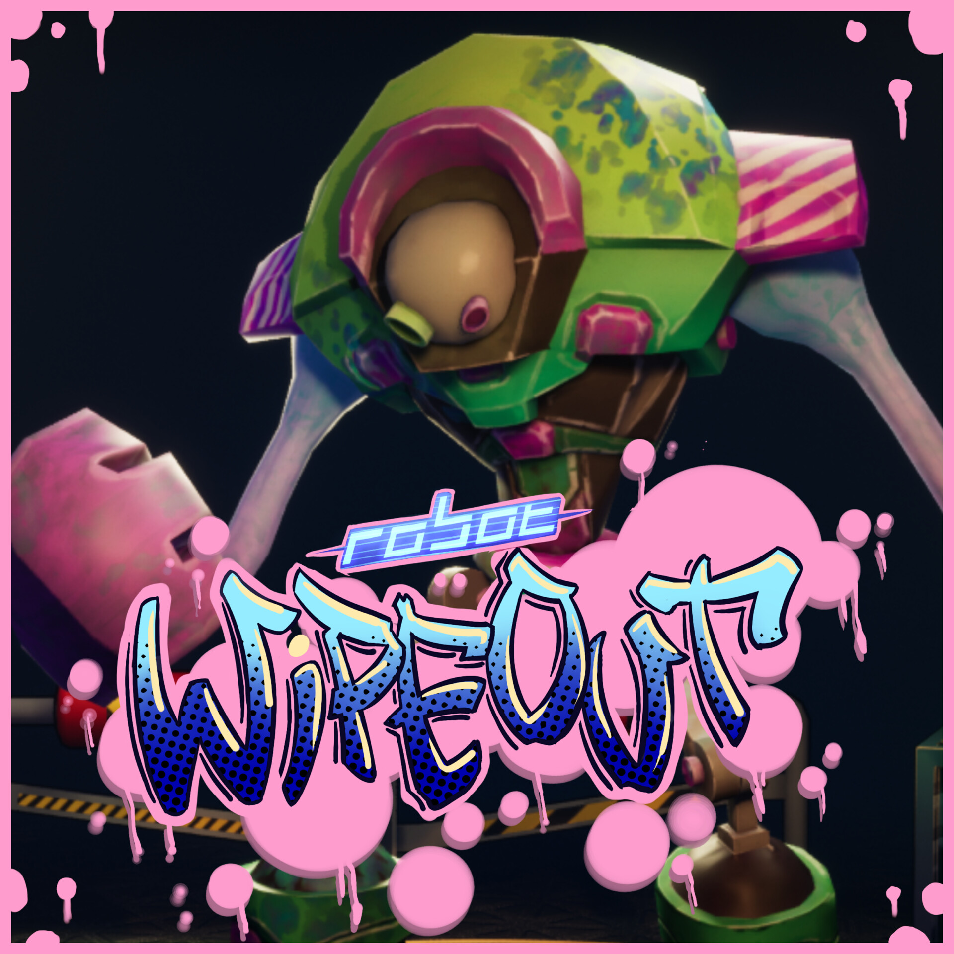 ArtStation - Robot Wipeout - Boss Enemy